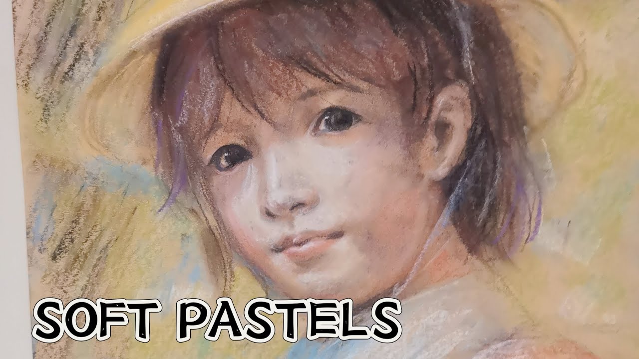How to Draw a Soft Pastel Potrait - YouTube