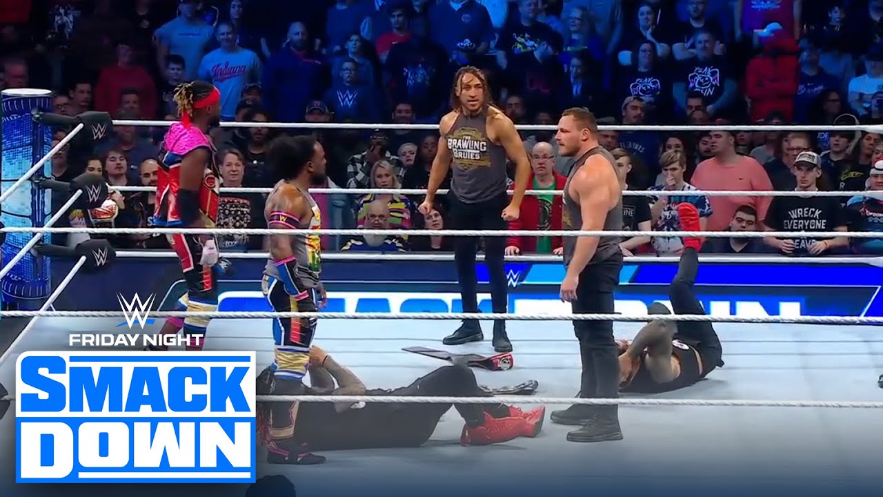 The Bloodline unifies after being ambushed by The New Day and Brawling ...