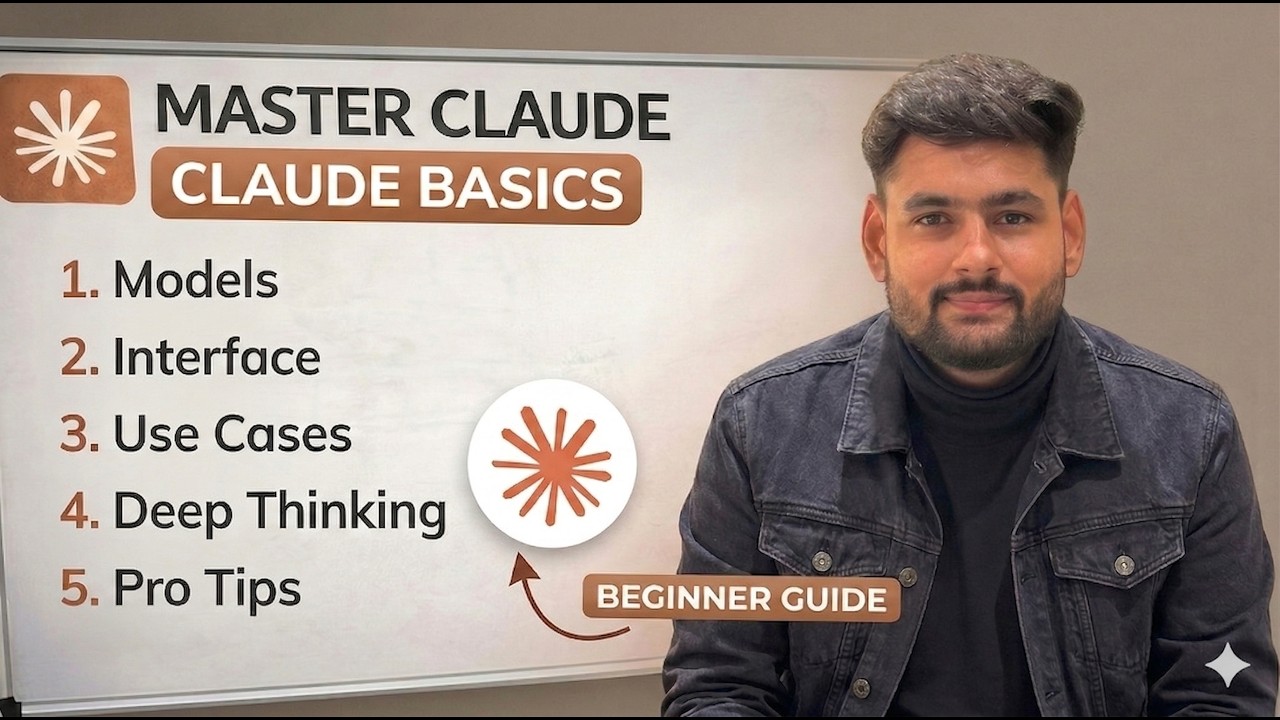 Claude AI Full Beginner Tutorial 2026 — Everything You Must Know - YouTube