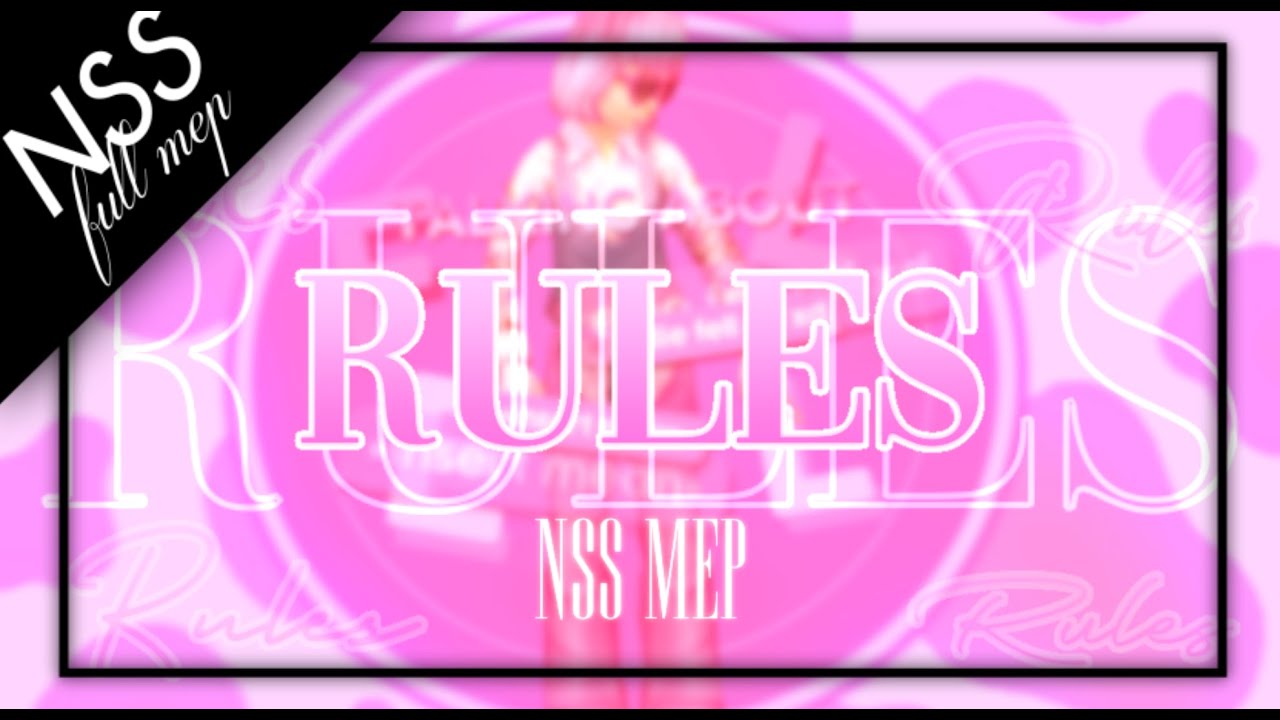 [NSS] - RULES [SSO MEP] - YouTube
