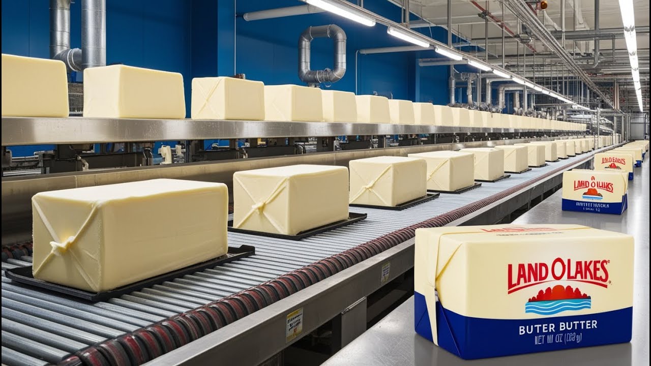 How Butter & Peanut Butter Are Made: Inside a Modern Food Processing ...