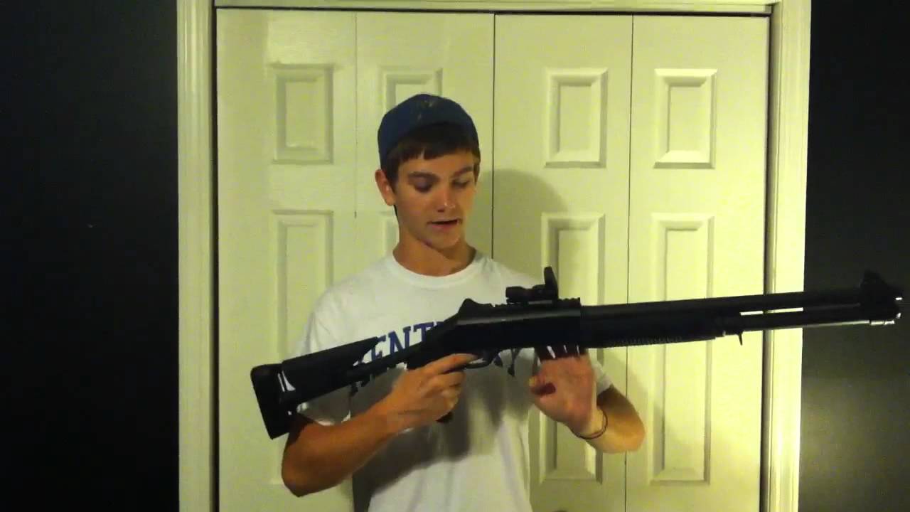 UTG M490 3 Burst Shotgun Review - YouTube