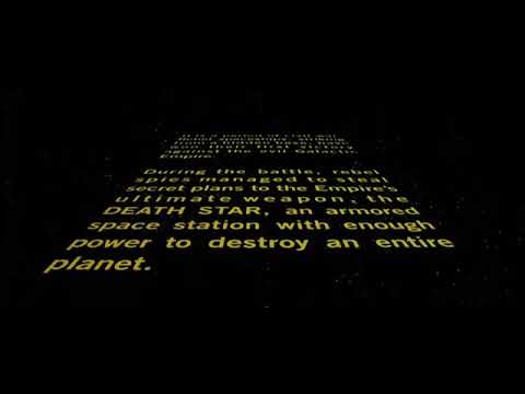 Star Wars 1977 original opening crawl - YouTube