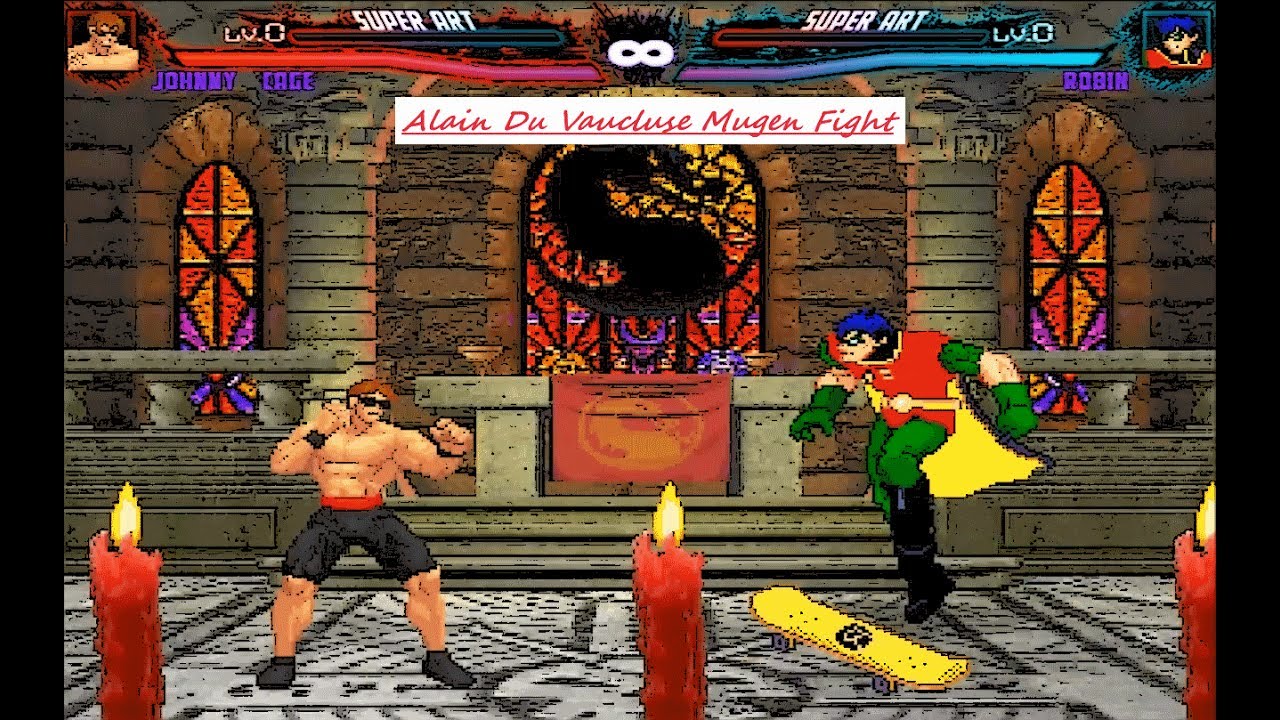 Mugen : Johnny Cage (Mortal Kombat) Vs Robin (Dc Comics) (Request ...