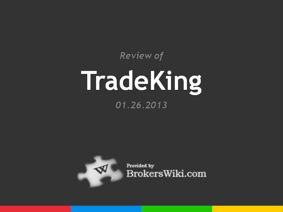 TradeKing Review and Ratings 2013 - YouTube