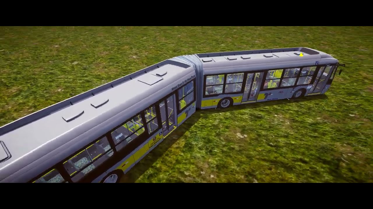 Apreciando a sanfona do ônibus articulado - YouTube
