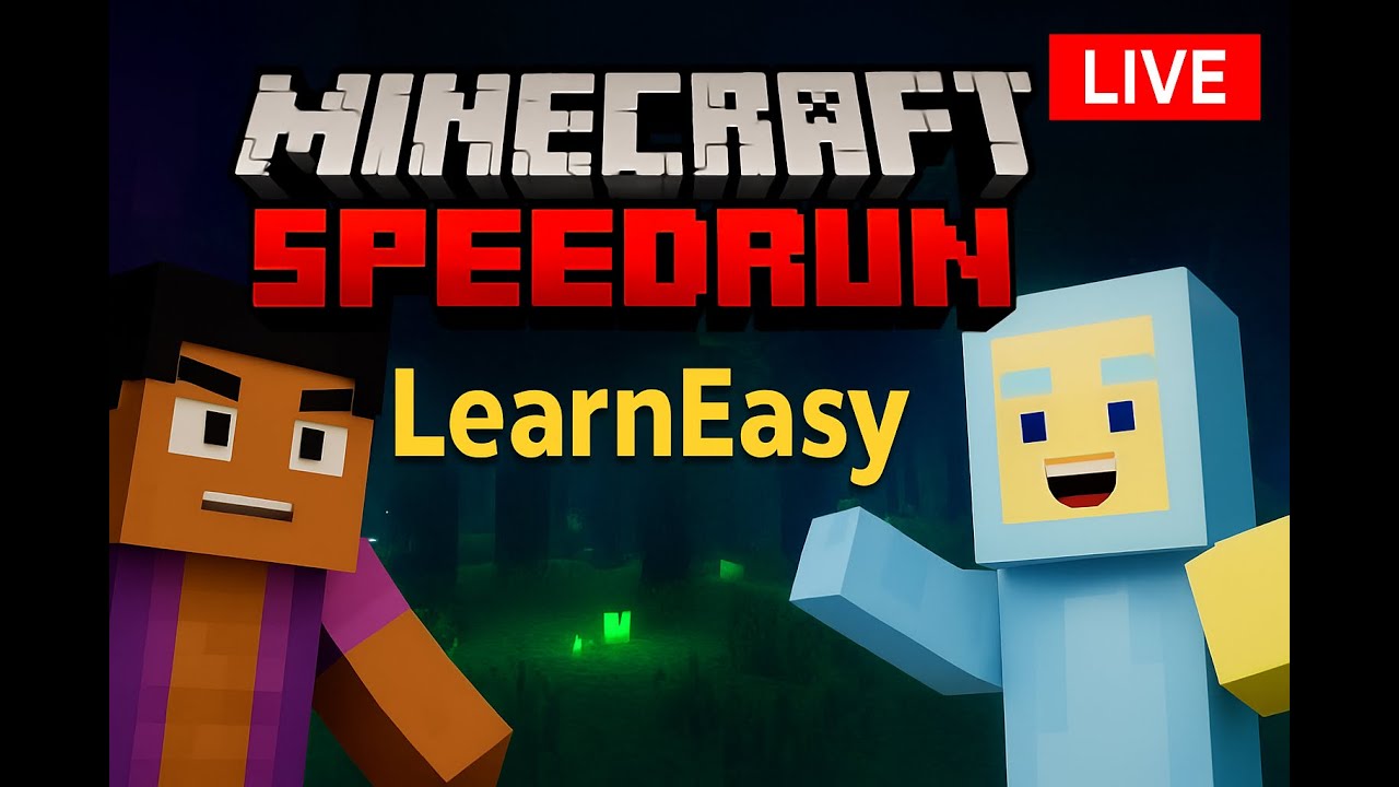 minecraft speedrun live - YouTube