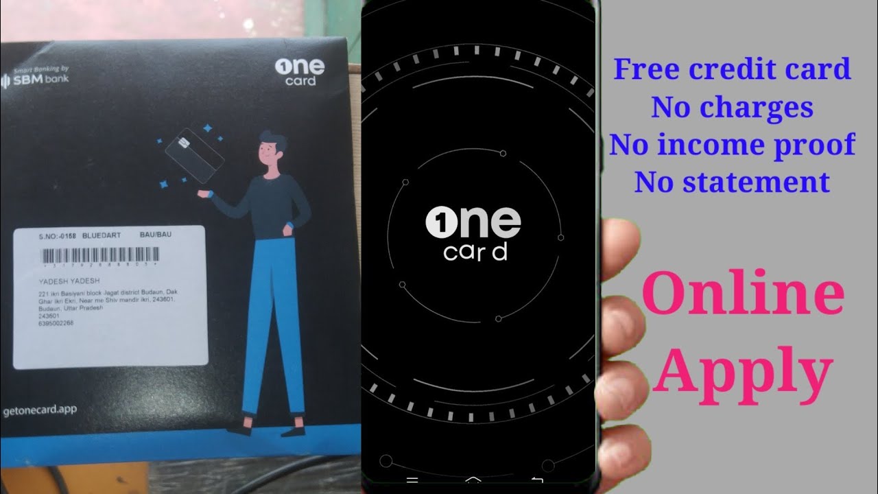 One Card Online apply No income proof free credit card online apply one ...