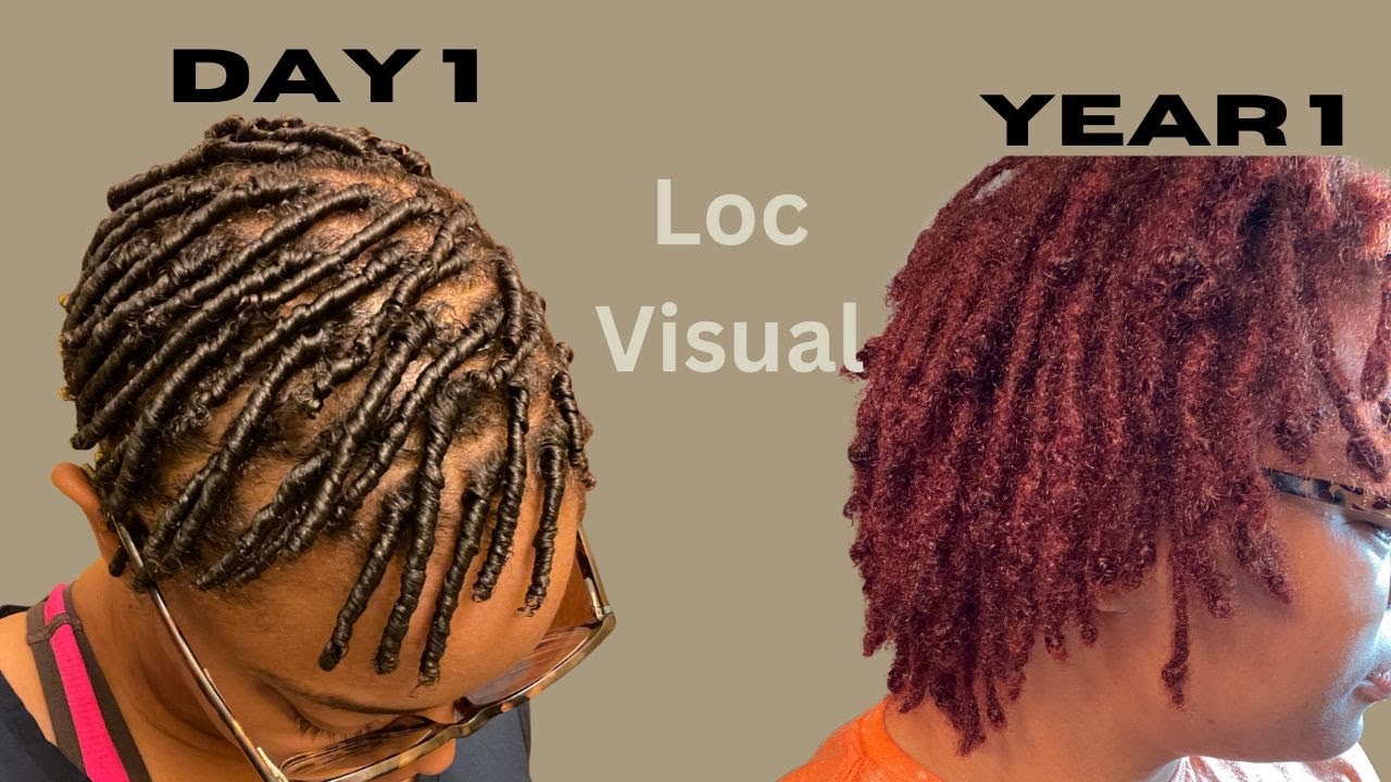 1 Year Loc Journey| Pictorial| Months 1-12 - YouTube
