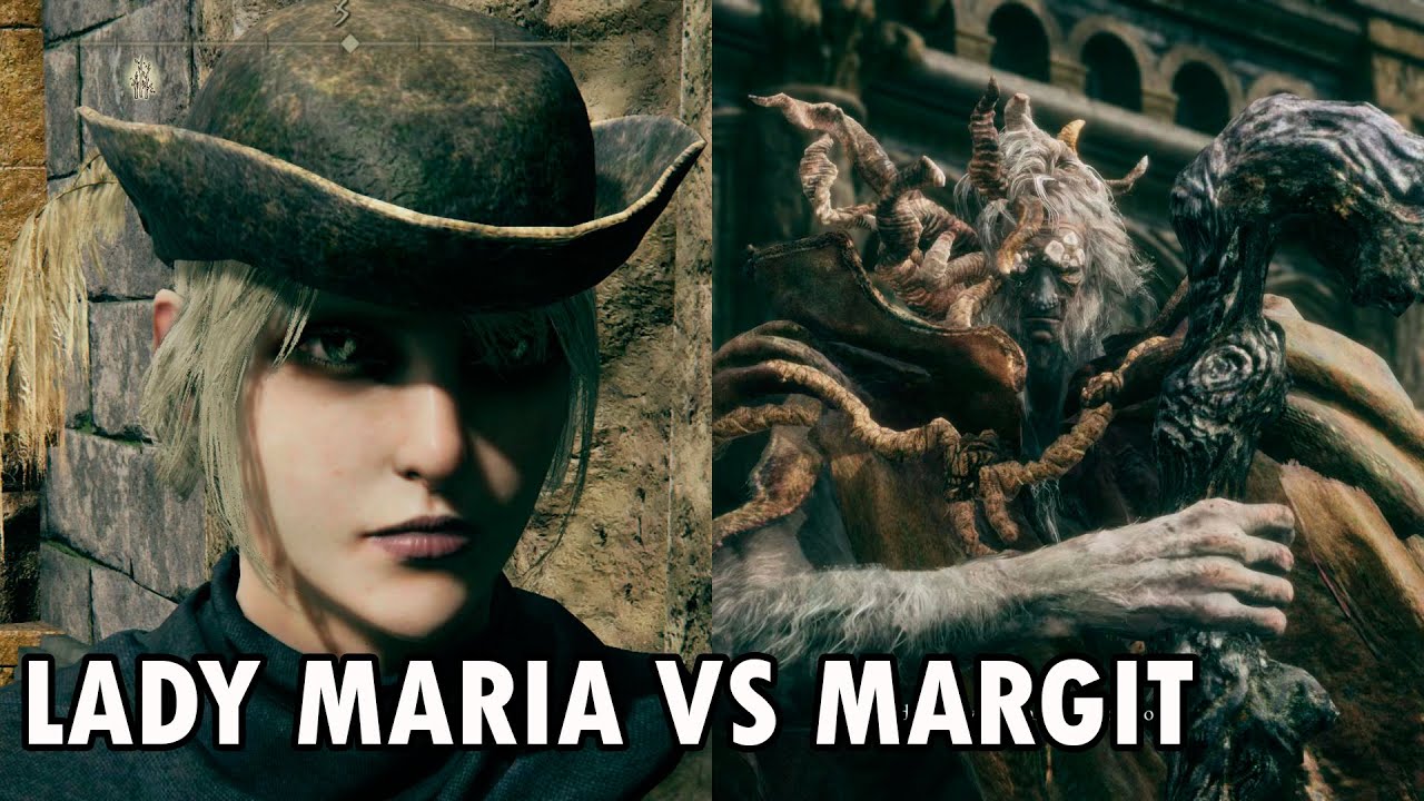 ELDEN RING - "Lady Maria" Cosplay Vs Margit - NG+ - YouTube