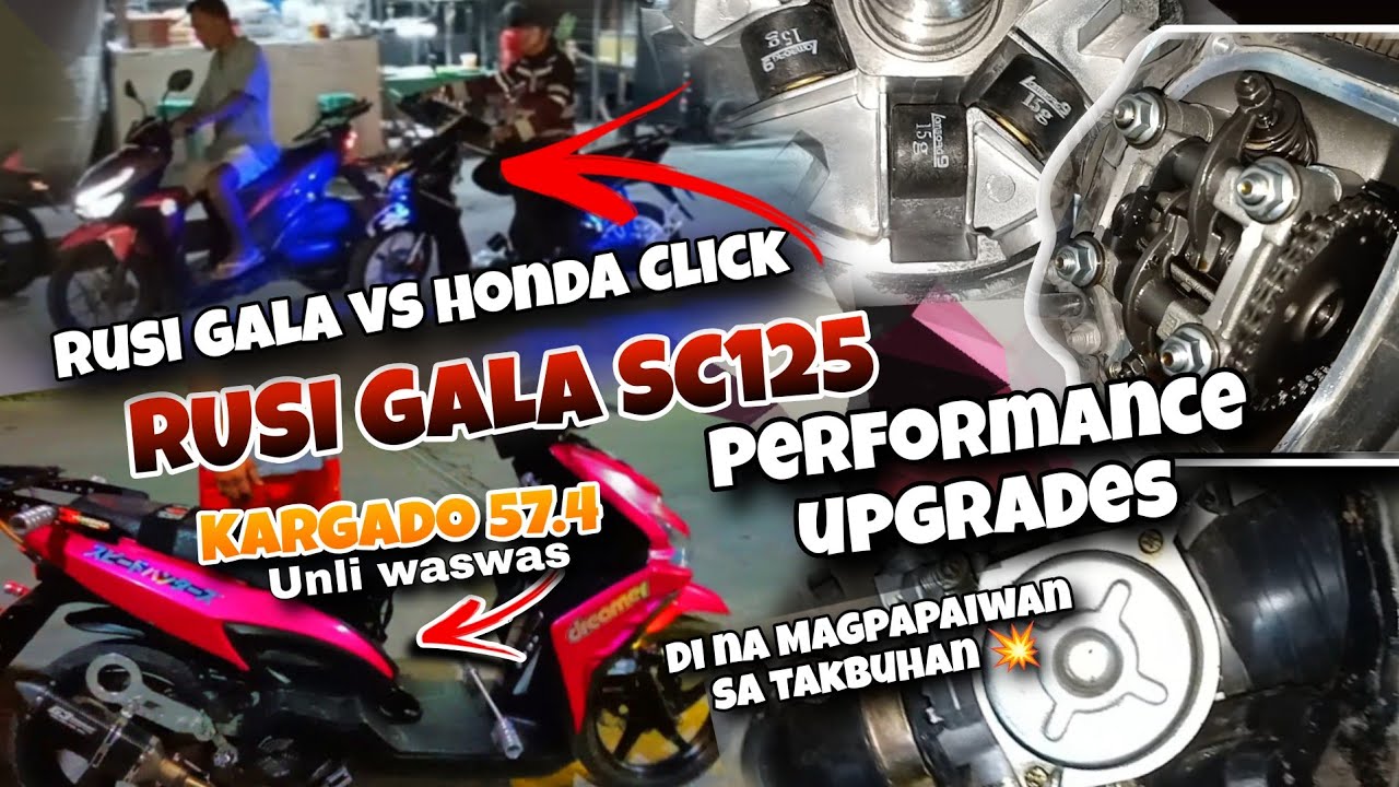 RUSI GALA SC125 setup na kayang sumabay sa branded | Solid humatak ...