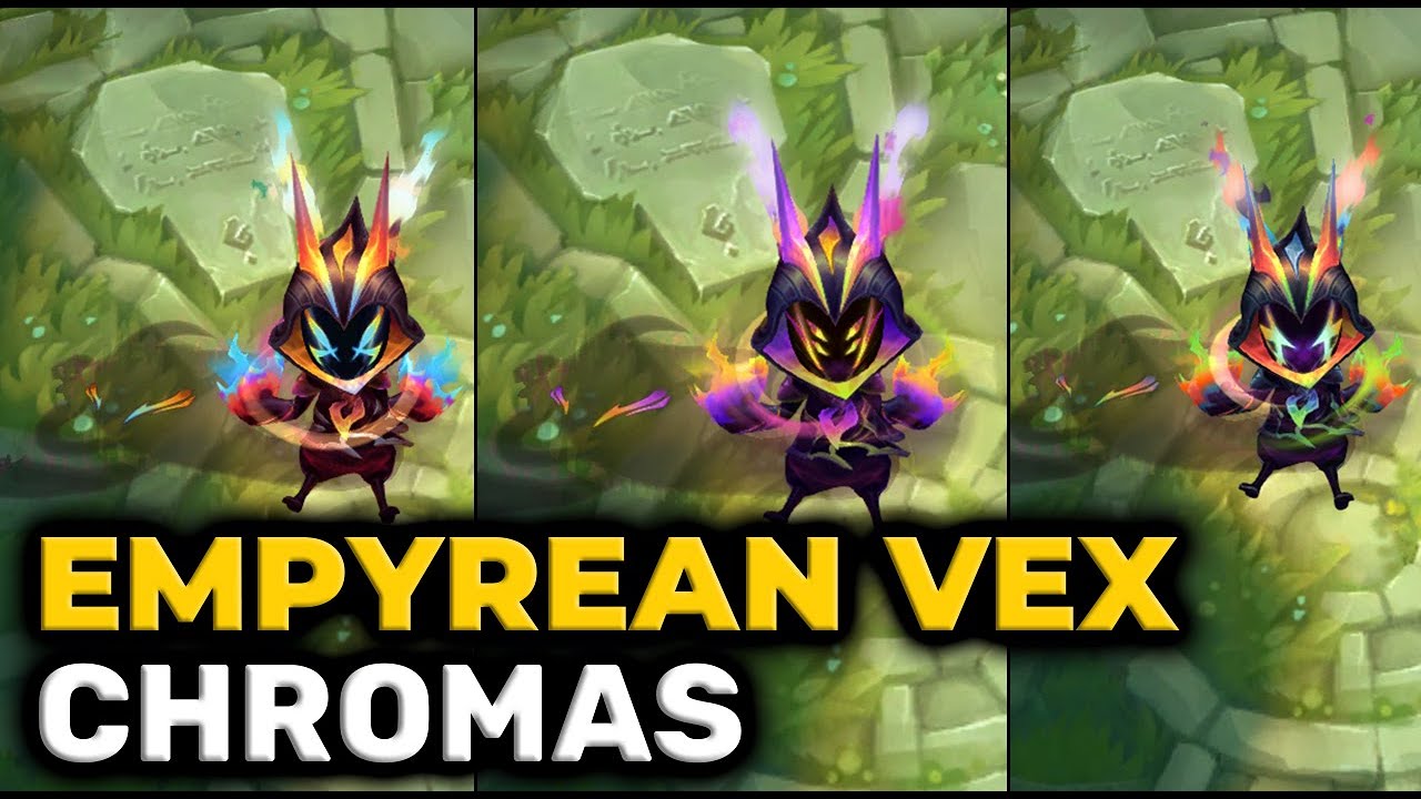 Empyrean Vex Chromas - League of Legends - YouTube