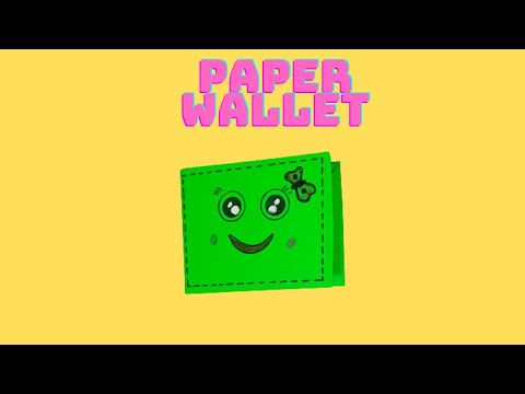 How to Make a Cute Paper Wallet // DIY Mini Paper Wallet. - YouTube