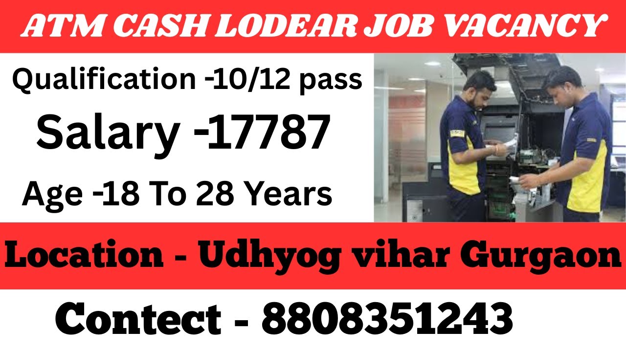 ATM Cash Loader JOB vacancy 2025 @JobsBazzar - YouTube