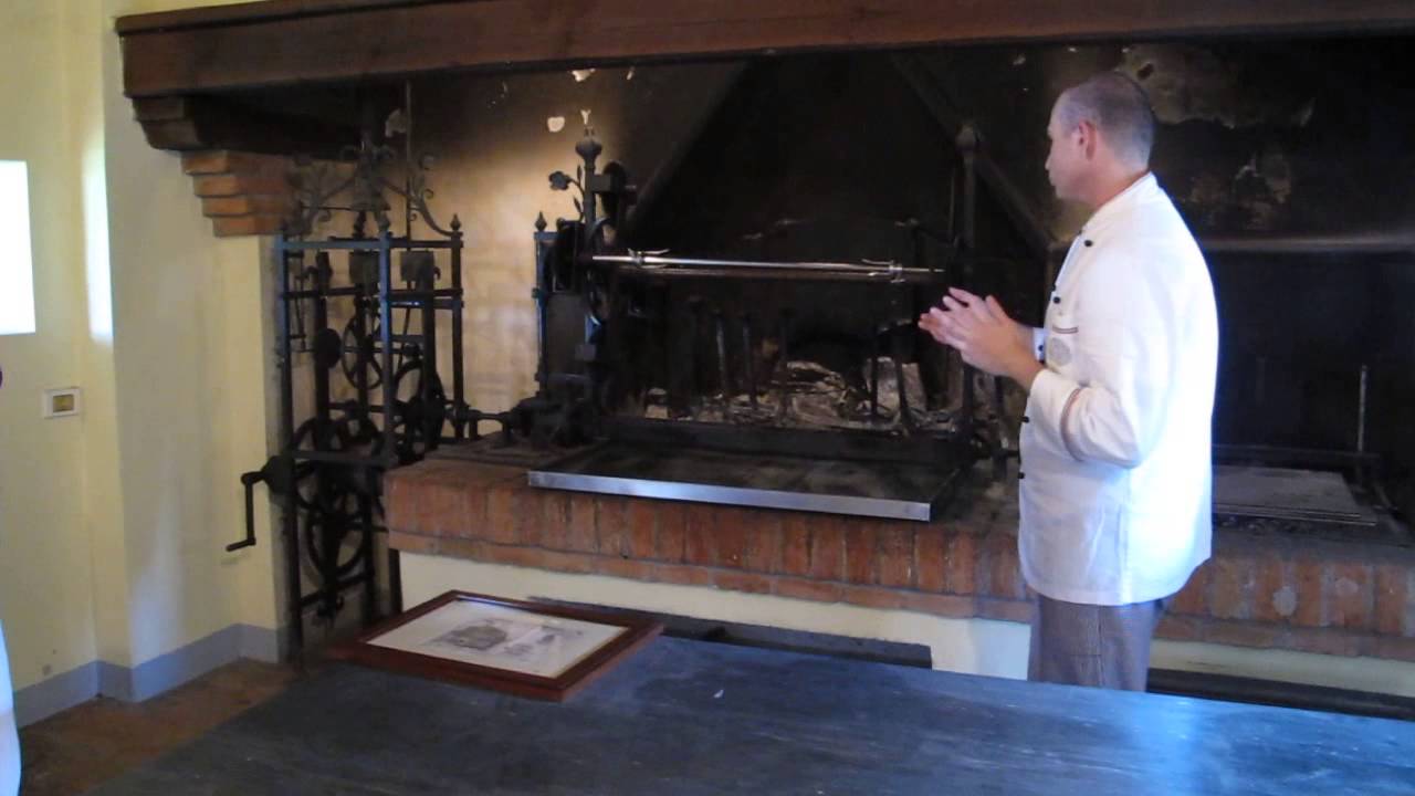 Leonordo DaVinci designed rotisserie mechanism - YouTube