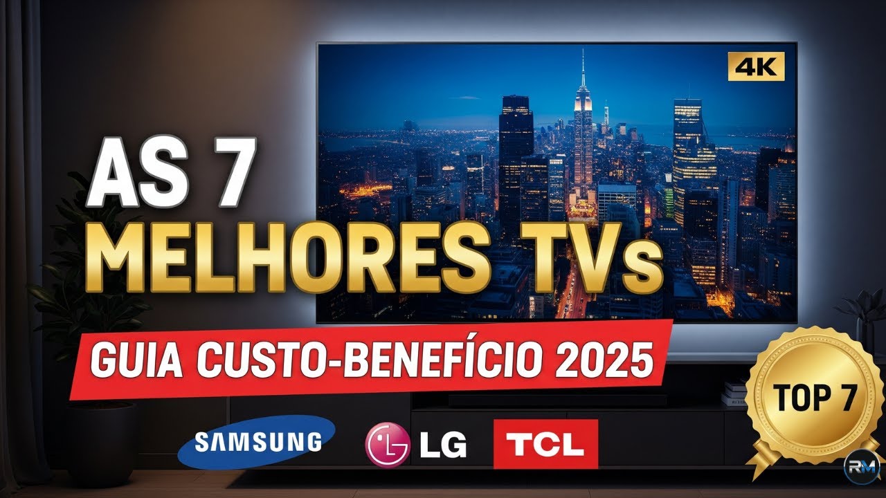 7 MELHORES SMART-TVs para comprar em 2025 - YouTube