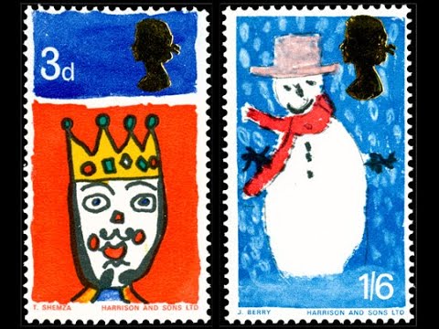 When was the first Christmas stamp? - YouTube