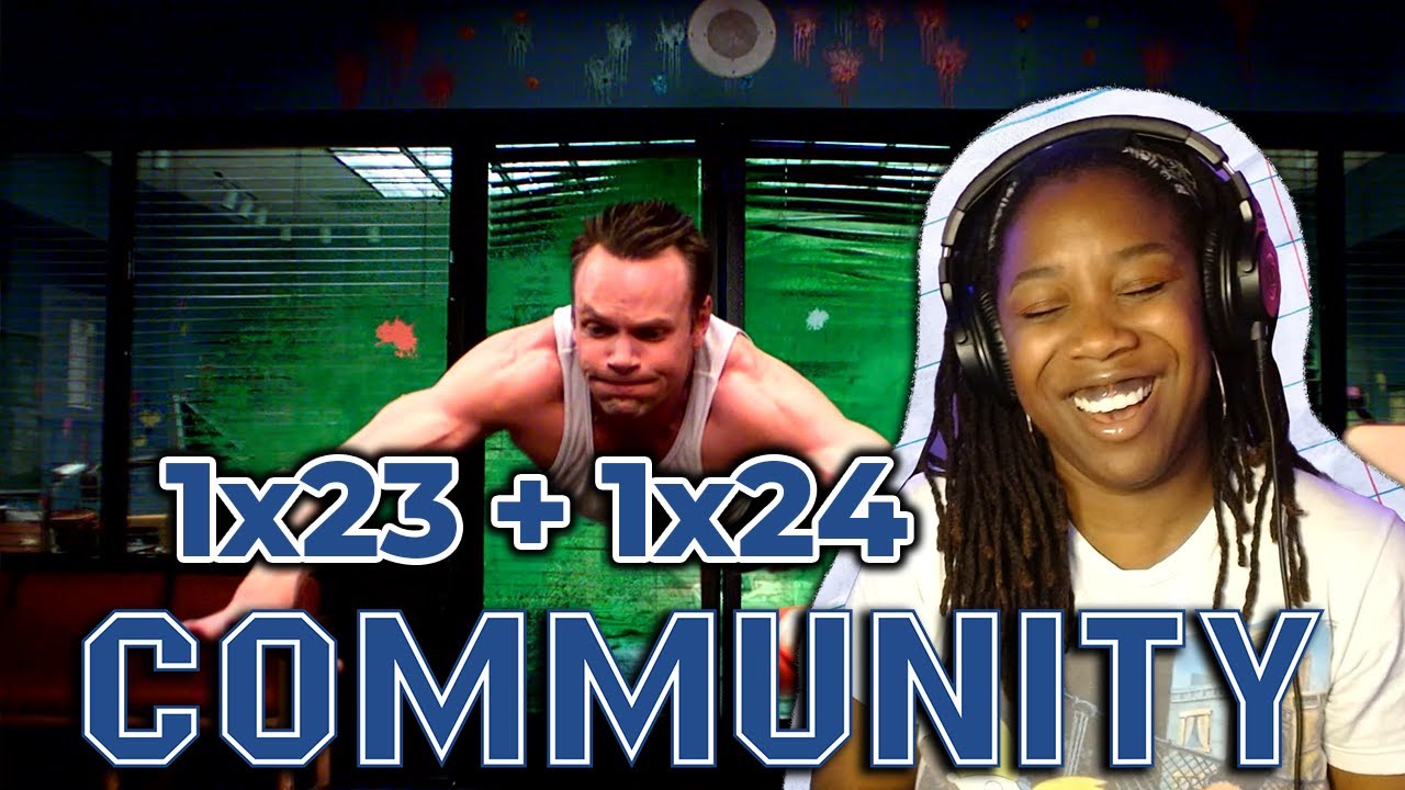 Community | 1x23 & 1x24 | First Time Watching REACTION - YouTube