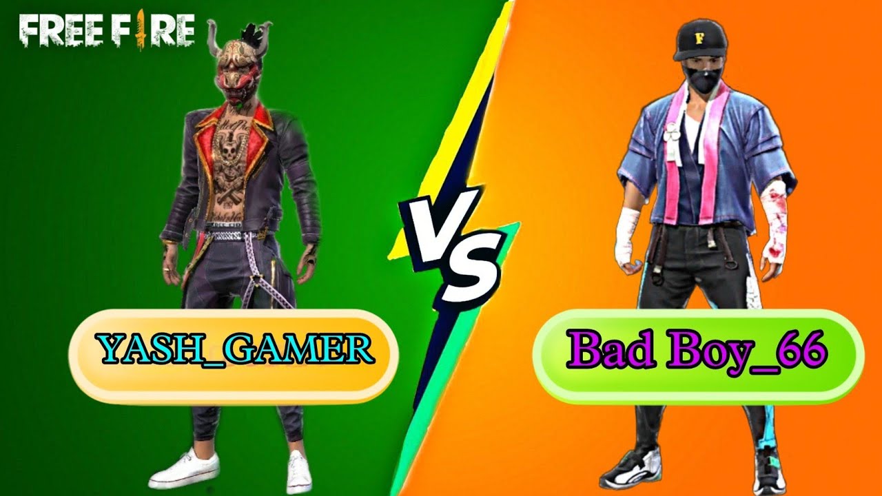YASH GAMER Vs Bad Boy_66 || 1 Vs 1 Custom Room || Free Fire || - YouTube