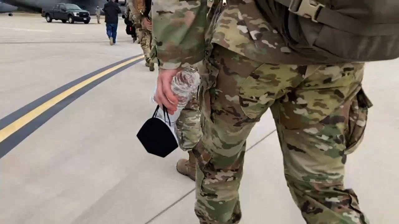 U.S. troops deploy to support NATO in Europe - YouTube