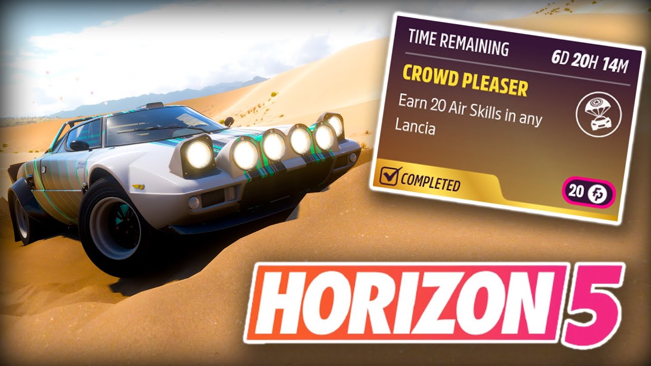 Forza Horizon 5 Daily Challenge "Crowd Pleaser" Earn 20 Air Skills In ...