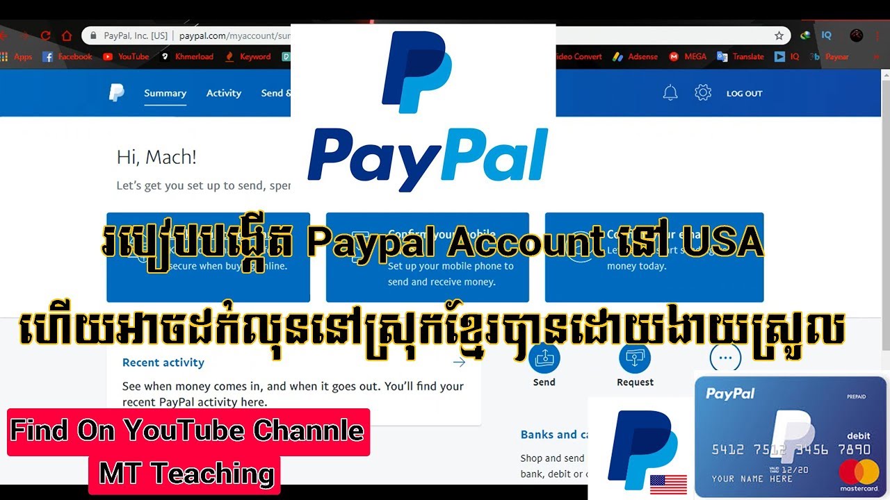 How to create paypal for free account at USA? - YouTube