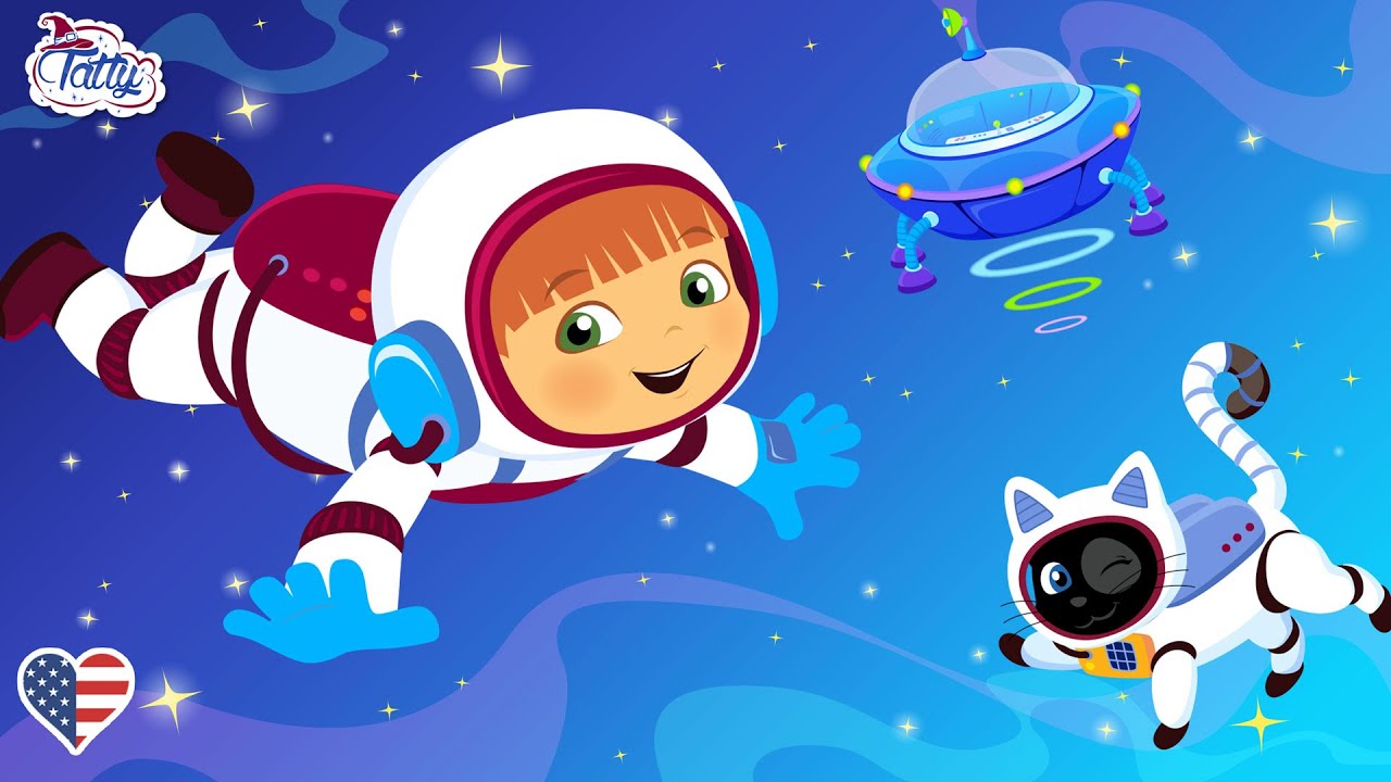 🚀 Space Adventures 👾 Tatty and Misifú Meet an Alien 🌔 Cartoons - YouTube