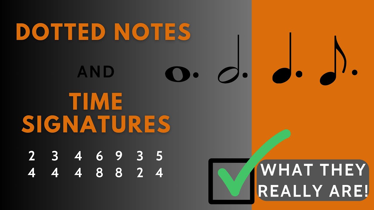Dotted Notes And Time Signatures - YouTube