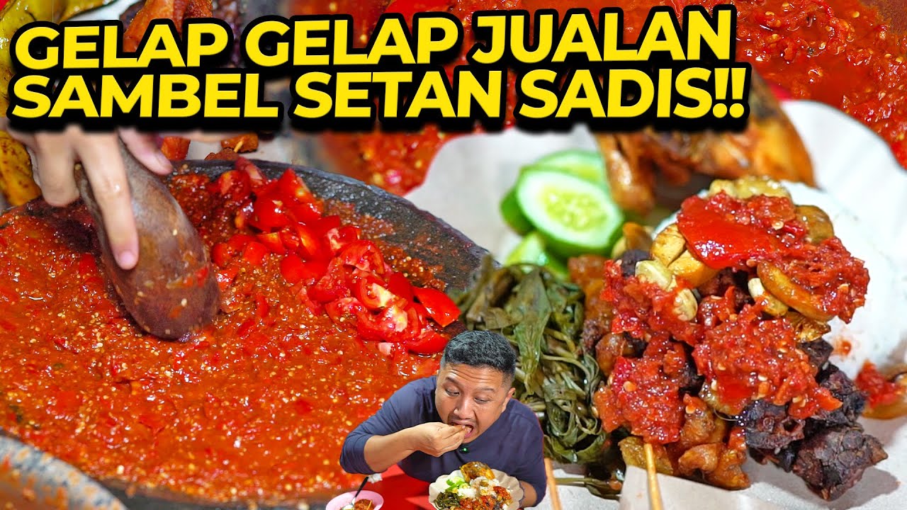 GELAP GELAP JUALAN SAMBEL SETAN SADIS!! - YouTube