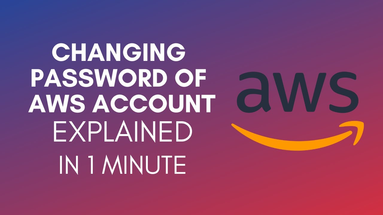 How To Change Password Of AWS Account (2025) - YouTube
