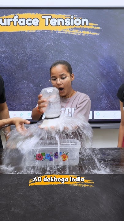surface tension Experiment #experiment #explore #education #physics # ...