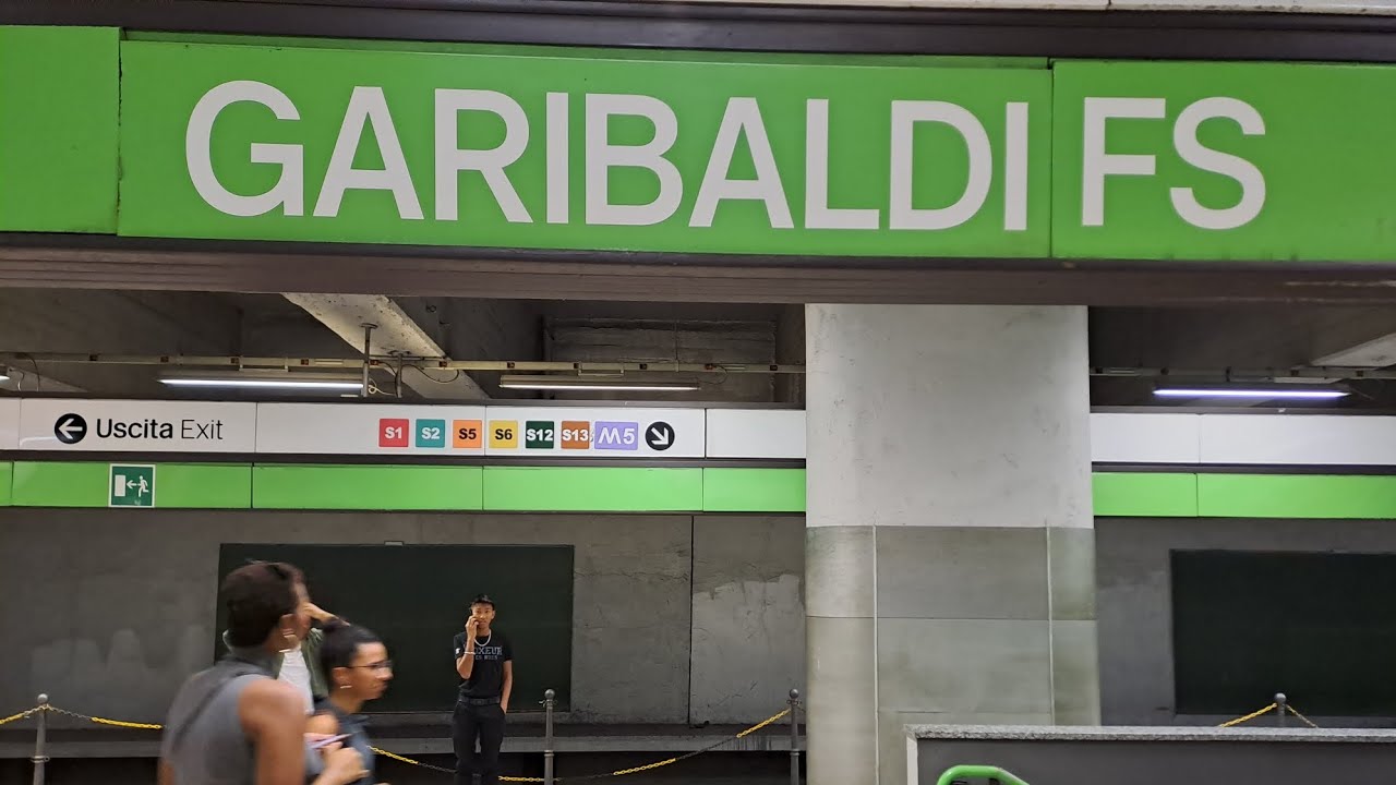 (Walkthrough) Stazione GARIBALDI FS (M2 Metro Milano) - YouTube