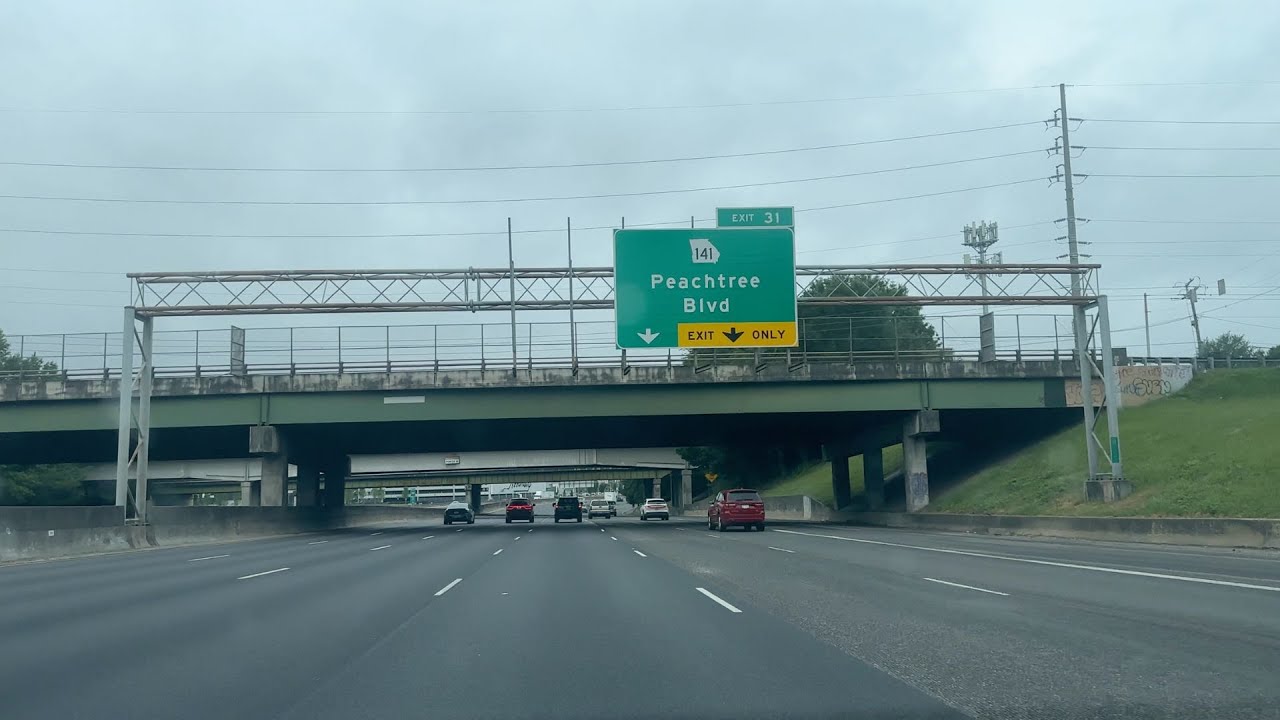 Atlanta, GA - Peachtree Industrial Boulevard (State Route 141) - YouTube