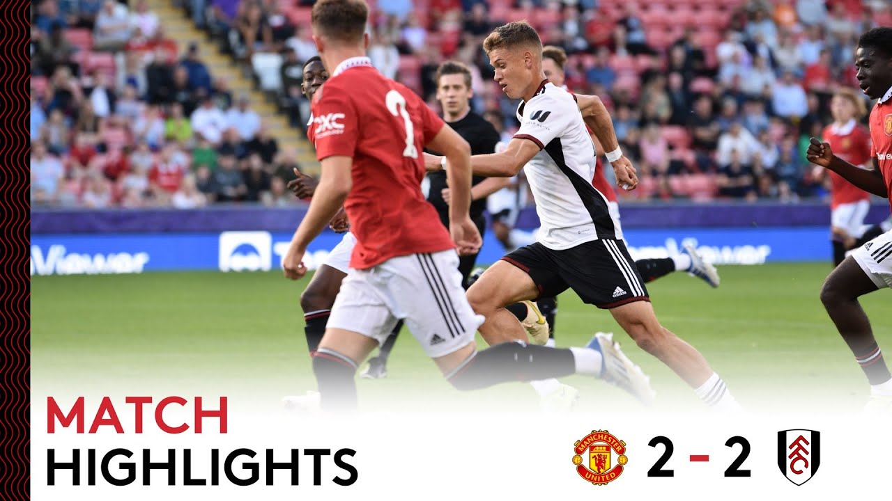 Manchester United U21 2-2 Fulham U21 | Premier League 2 Highlights ...