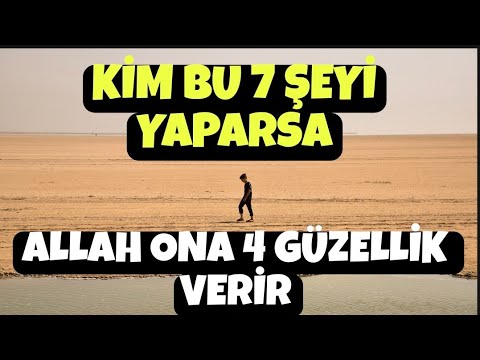 KİM BU 7 ŞEYİ YAPARSA ALLAH ONA 4 GÜZELLİK VERİR - Volkan aksoy sohbetleri