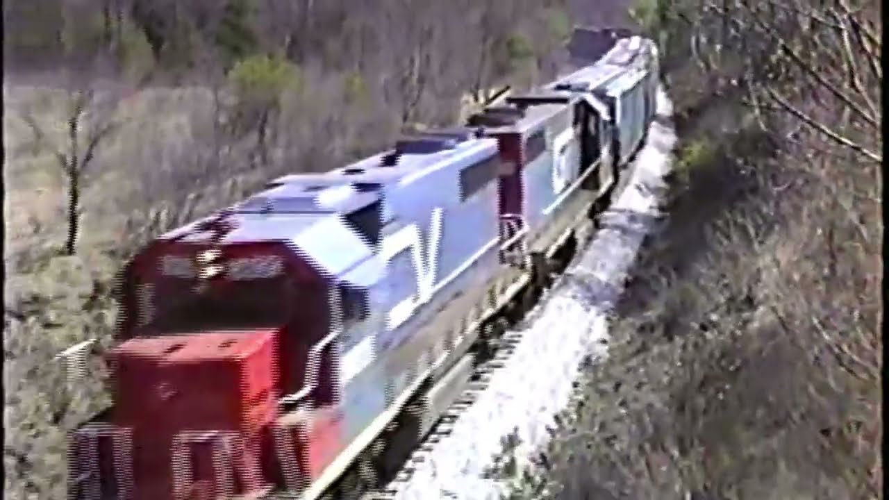 CV Train 555 So. Coventry to Palmer, April 27, 1993 - YouTube