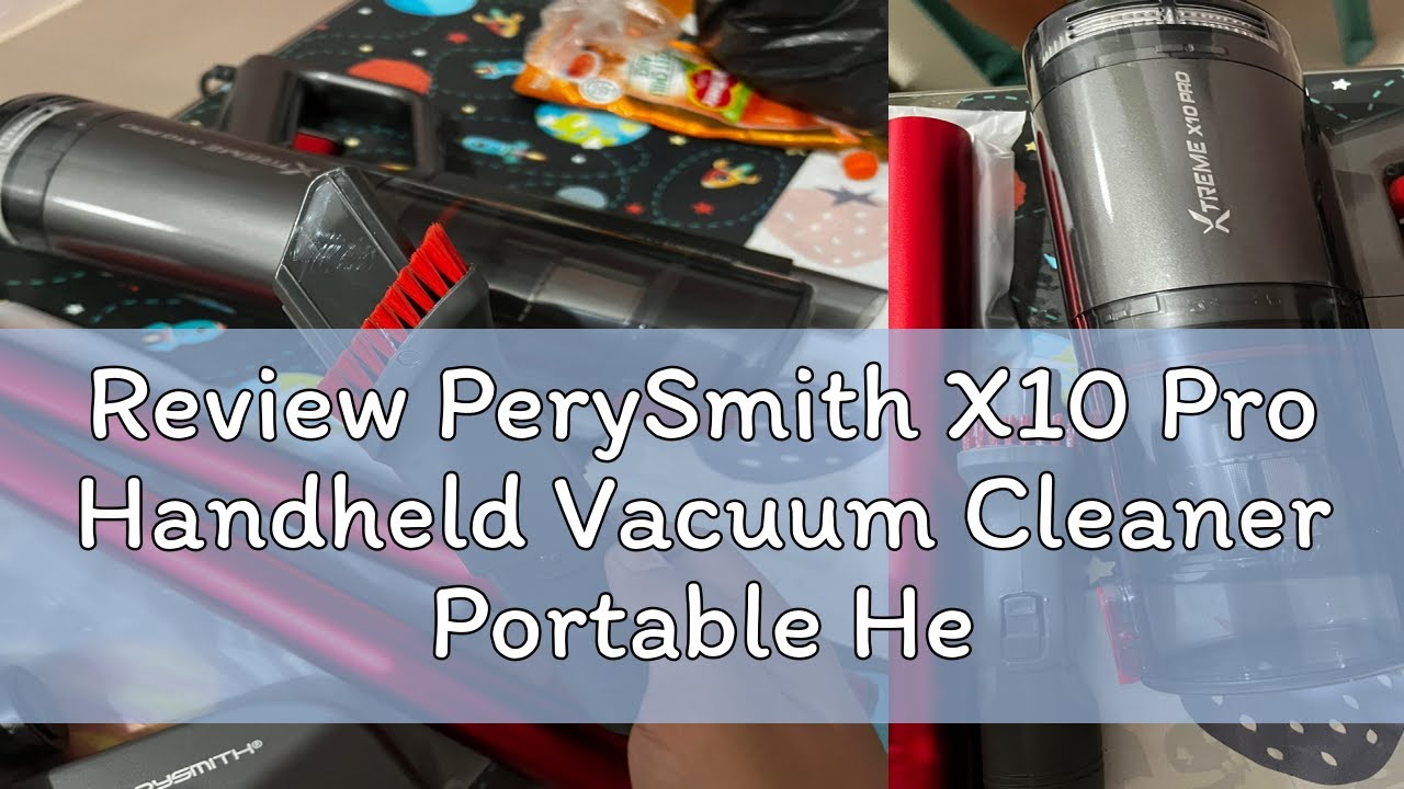 Review PerySmith X10 Pro Handheld Vacuum Cleaner Portable Heavy Duty ...