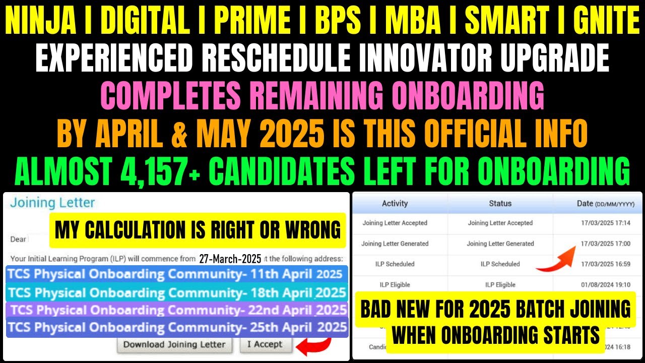 Total 12,000 Candidates Left For Onboarding From 2023-2024 Batch? When ...