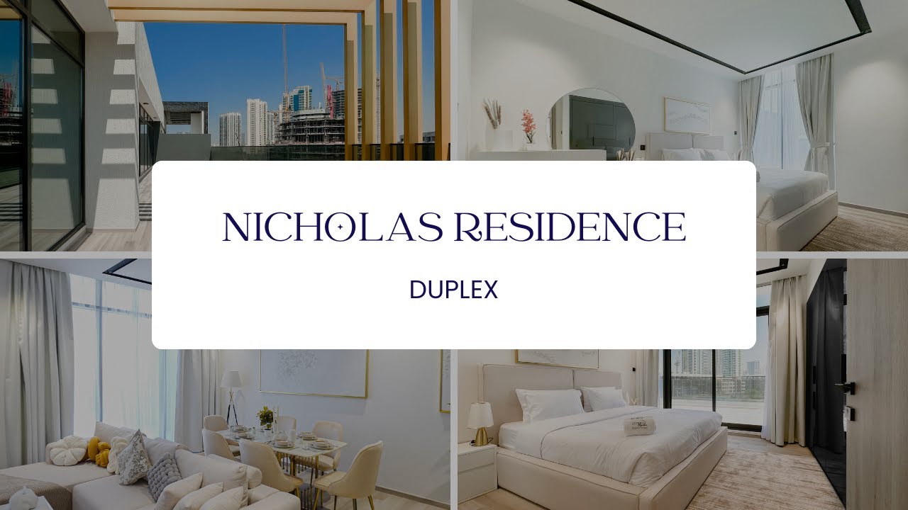 Luxury Duplex Tour at Nicholas Residence, Dubai | Luxe Signature ...