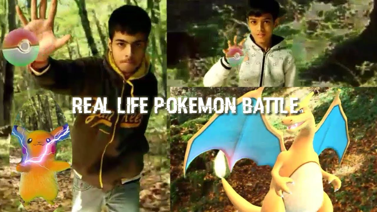 Real life pokemon battle - YouTube