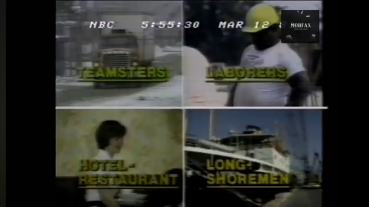 Special Segments: Organized Crime & Labor (1981) - YouTube