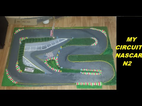 My New Circuit NASCAR TRACK 2 (Diorama Nascar 1/64th) - YouTube
