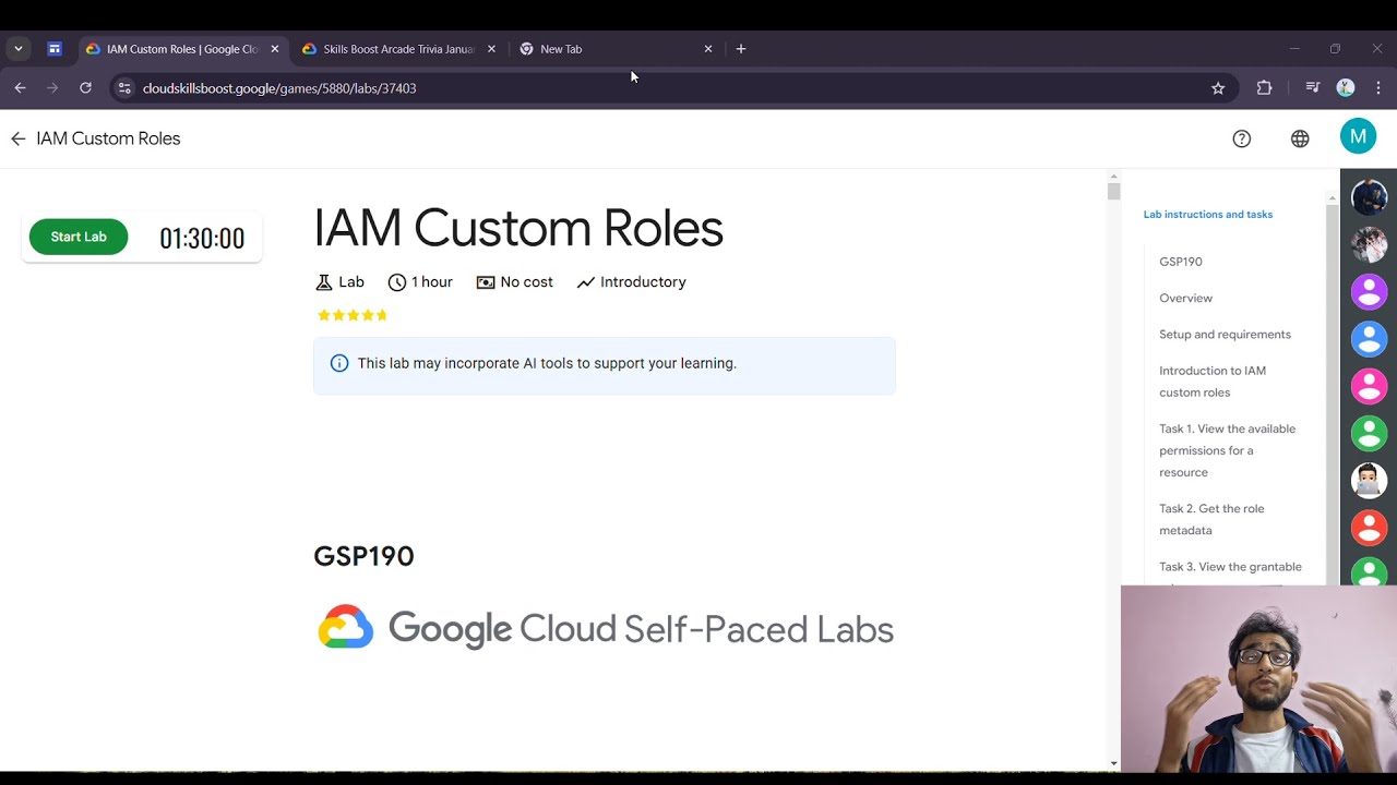 IAM Custom Roles...The Arcade Camp January 2025!! - YouTube