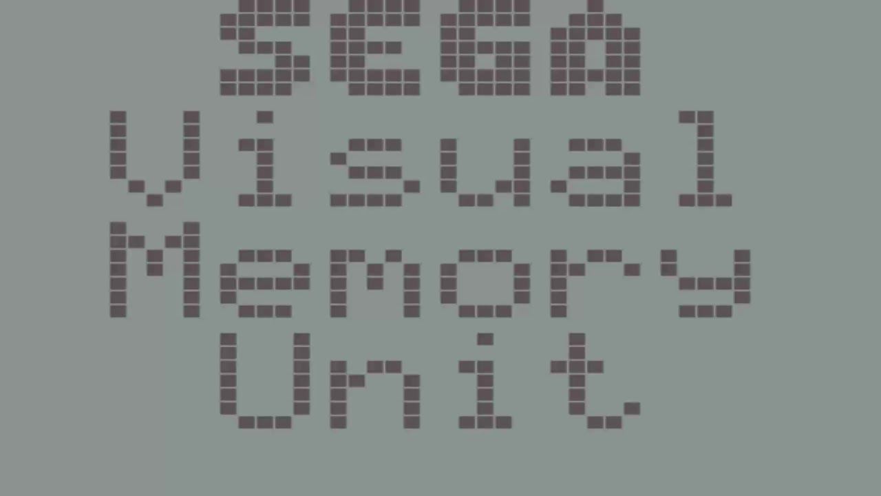 SKETCH For SEGA DREAMCAST VMU VISUAL MEMORY UNIT - YouTube