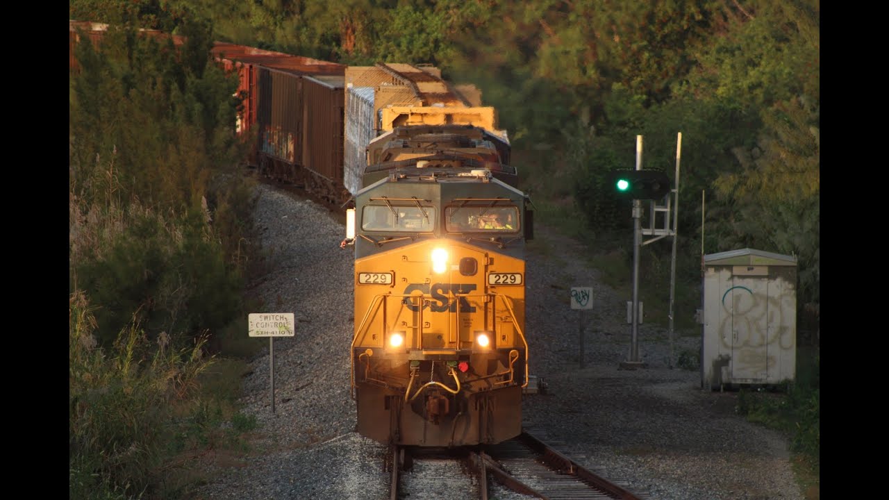 CSX Train O721-03 Miami, FL 01.03.2014 - YouTube