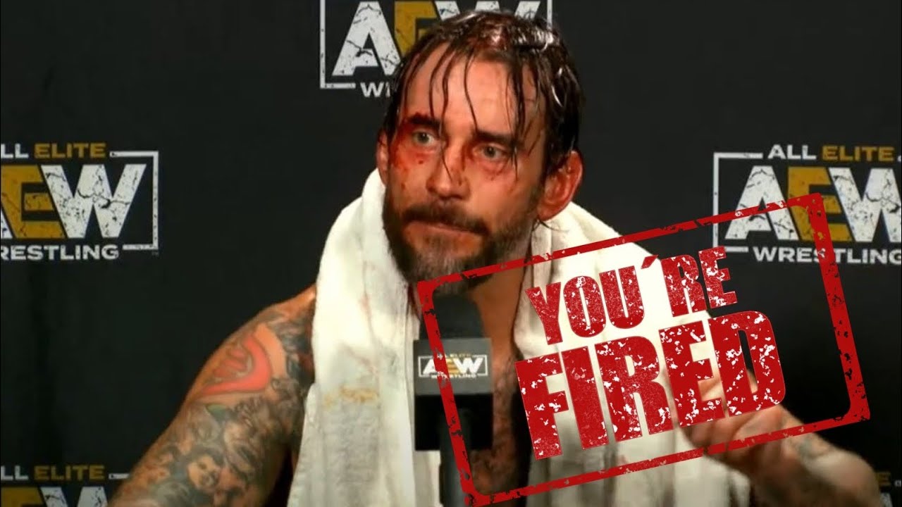 CM PUNK FIRED FROM AEW - YouTube