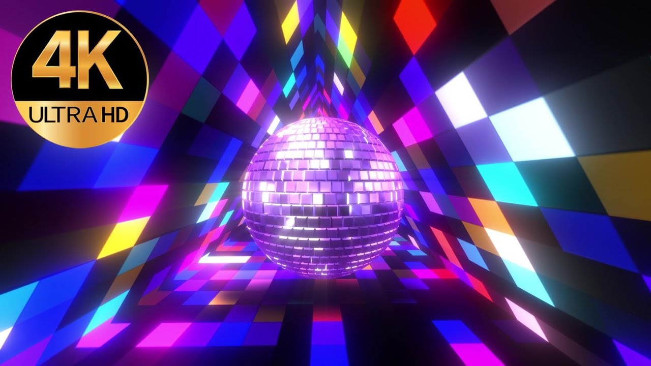 10 hour VJ Loop-4k Tv fast moving Multi color Triangle shape Neon light ...