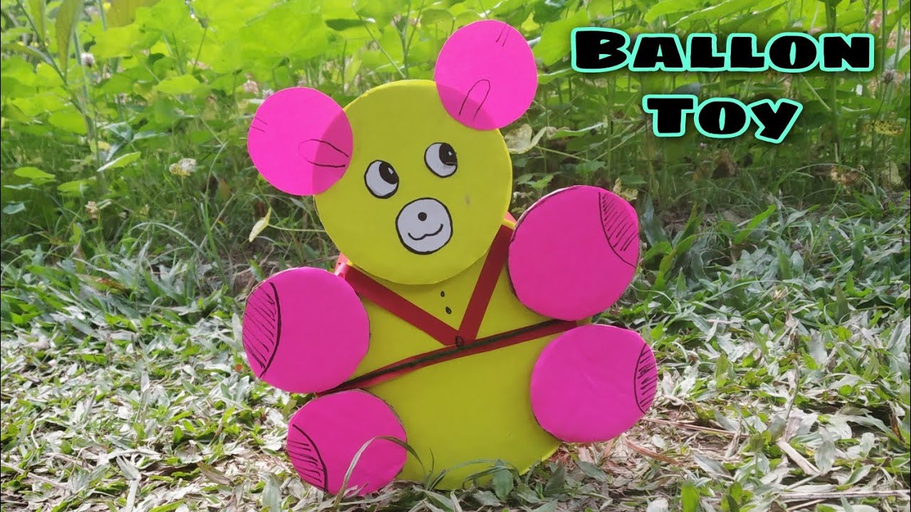Dancing ballon toy || Easy ballon toy || Toy made at home || Ballon ...