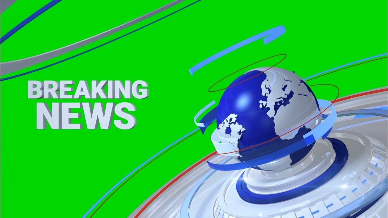 Breaking News Green Screen Animation Without Copyright | Green Screen ...