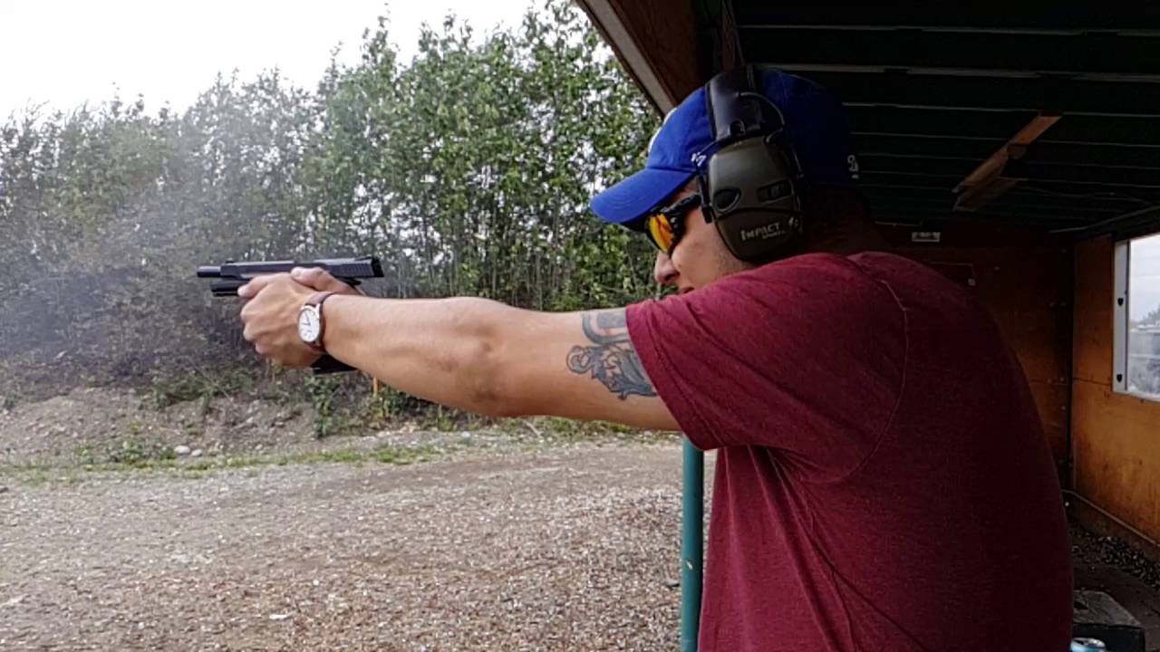 5 round burst m&p 9 pro full speed - YouTube